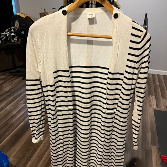 CAbi | Sweaters | Cabi Navy And White Dusted M | Poshmark